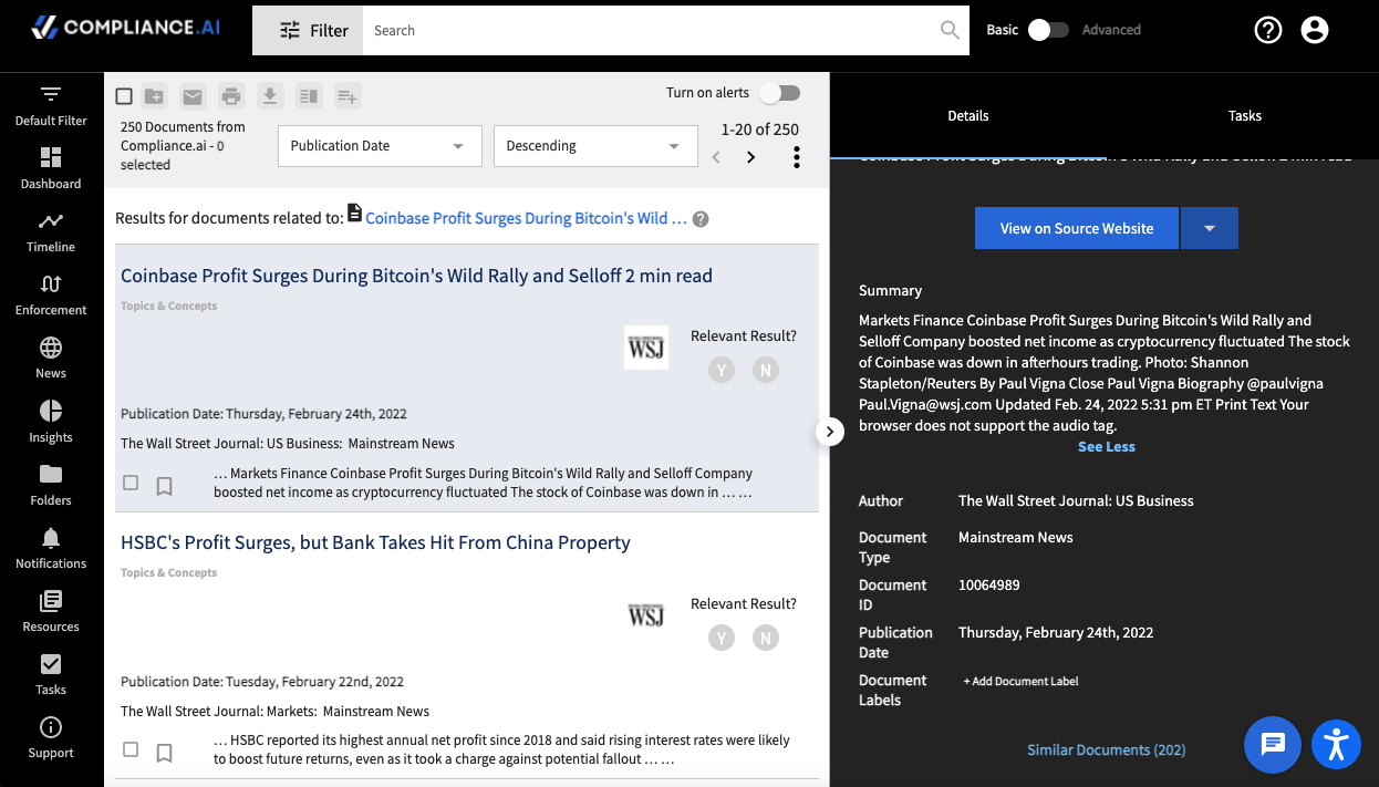 Auto Summary - Compliance.ai | Training Center