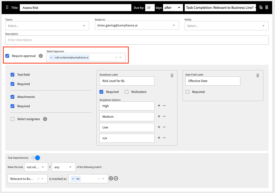 Tasks & Workflow Overview - Compliance.ai | Training Center