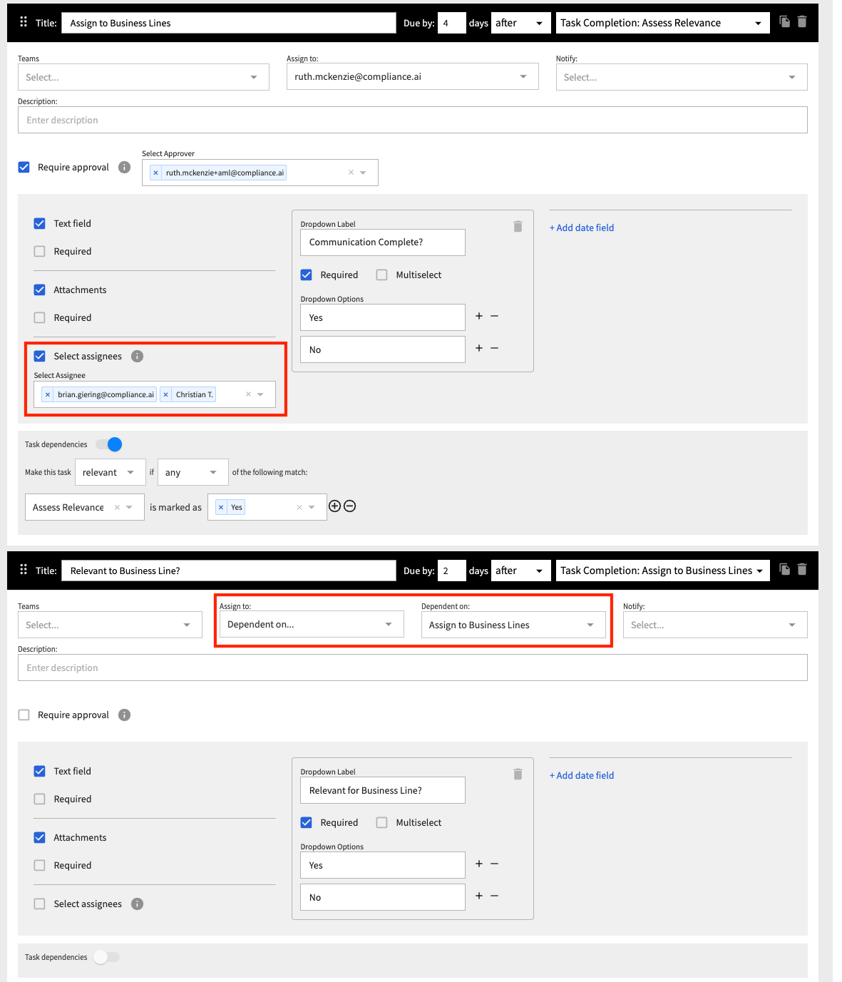 Tasks & Workflow Overview - Compliance.ai | Training Center